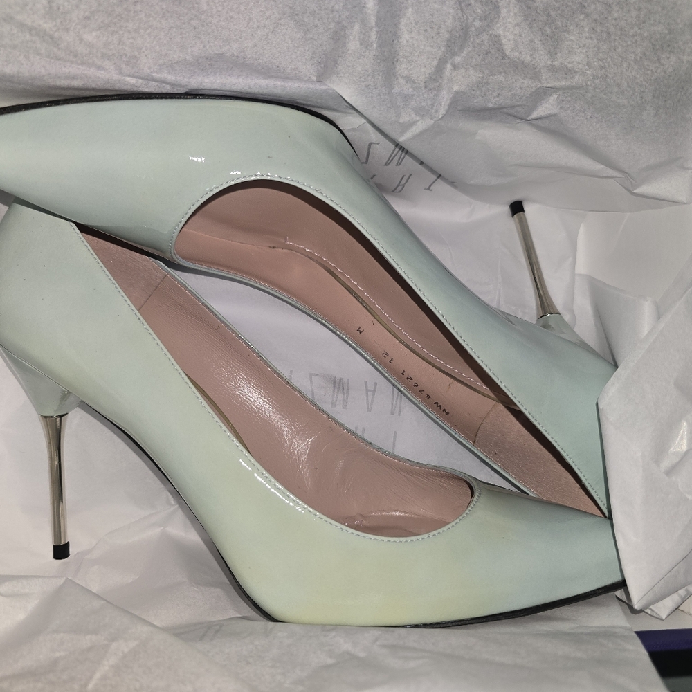 NEW Rare Stuart Weitzman Daisy Lyceum Aniline Heels N… - Gem